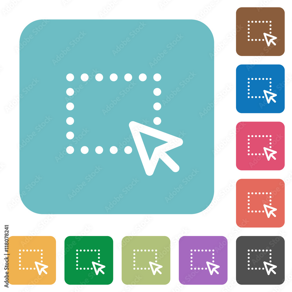 Flat drag and drop icons Stock Vector | Adobe Stock