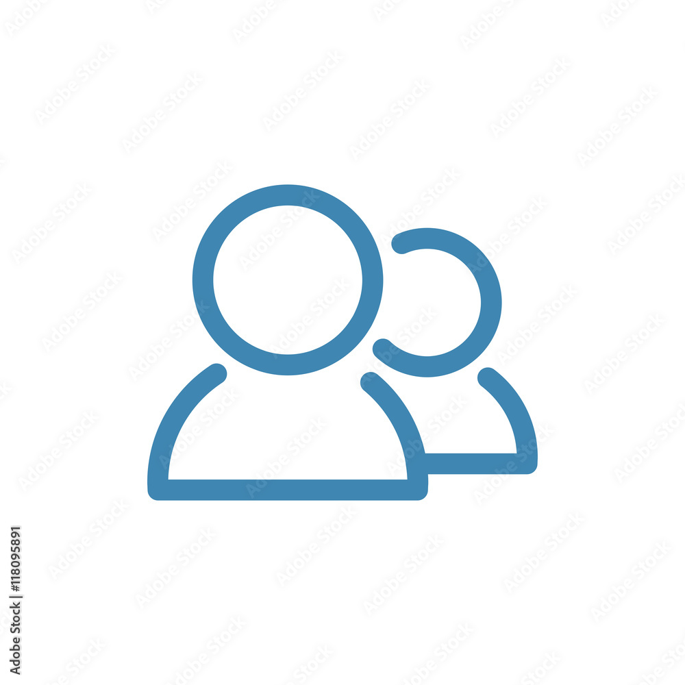 Standard User Icon Stock Vector | Adobe Stock