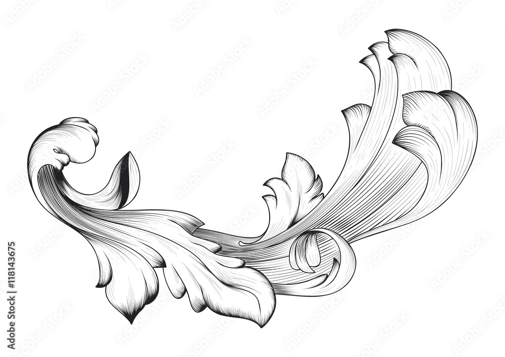 Victorian Filigree Vector