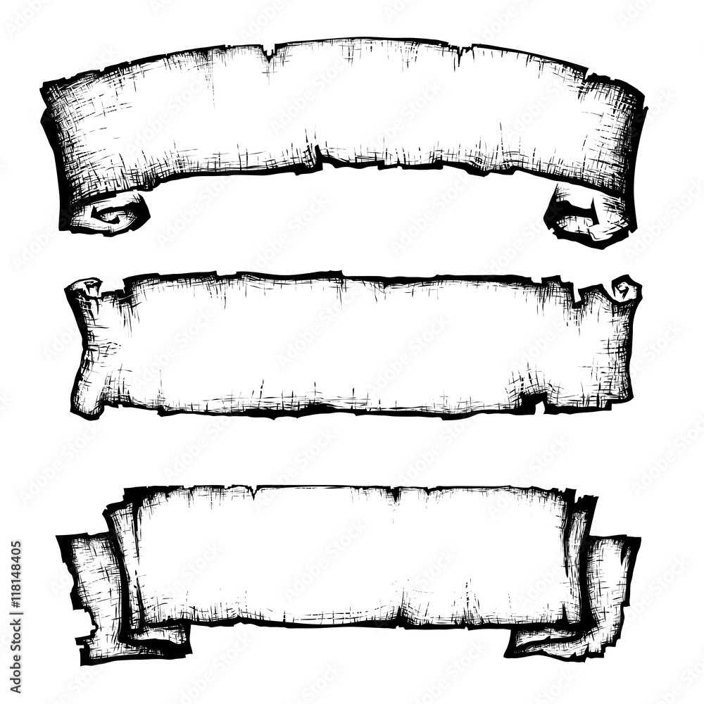 Horizontal Paper Scroll Horizontal Paper Scroll