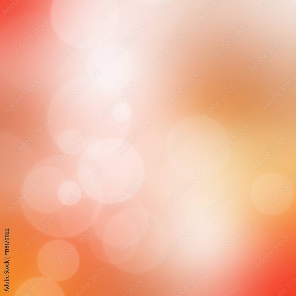 Orange Abstract background circle template Stock Illustration | Adobe Stock