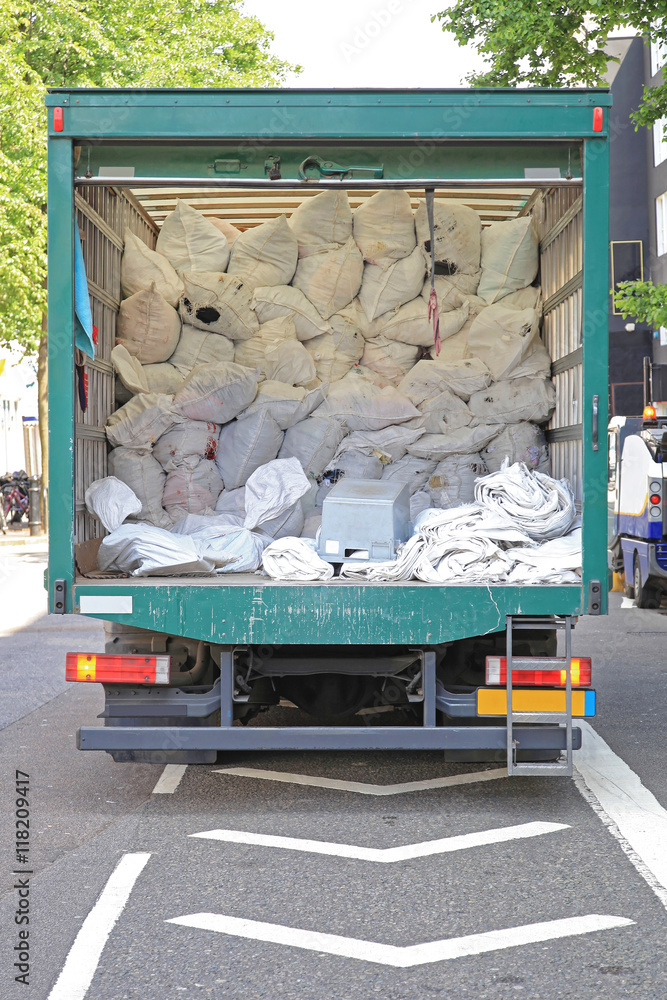 Laundry Truck Stock Photo | Adobe Stock