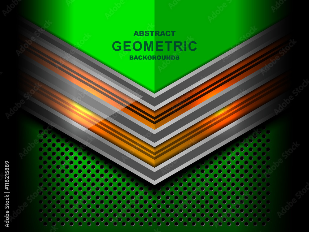 geometric metal abstract backgrounds, Vector Illustration Stock Vector ...