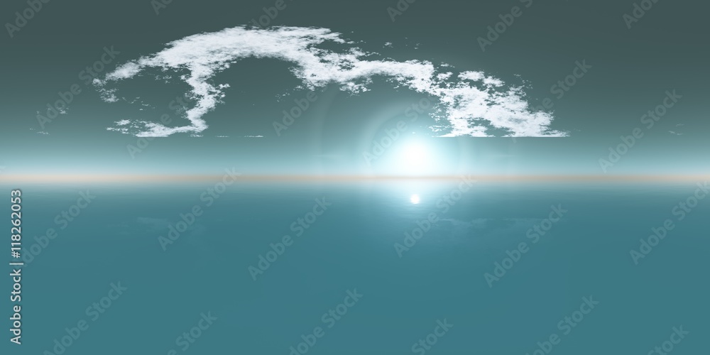Environment map. HDRI map. Equirectangular projection. Spherical ...