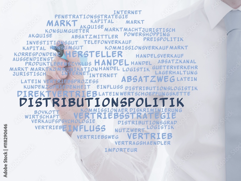 Distributionspolitik Stock-Illustration | Adobe Stock