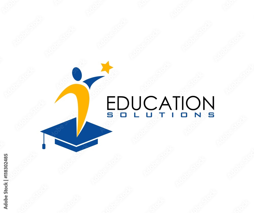 Education logo Stock Vector | Adobe Stock