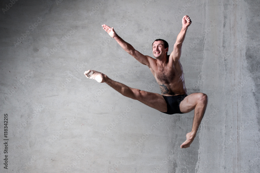 ballet dancer, dancing man, the actor in rehearsal, a flight of fancy ...