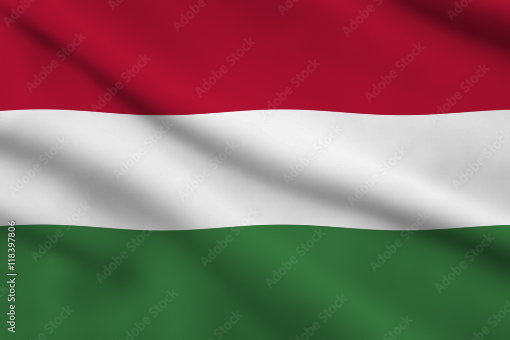 Hungarian Flag Stock Illustration | Adobe Stock