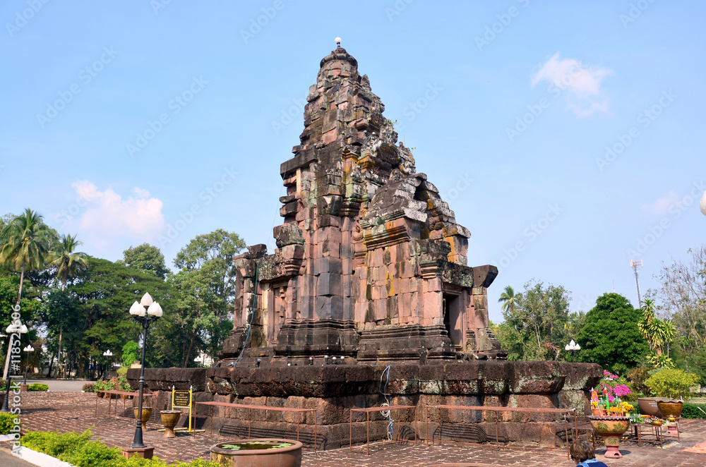 Phra That Narai Cheng Weng or Phra That Narai Jengveng sandstone Stock ...