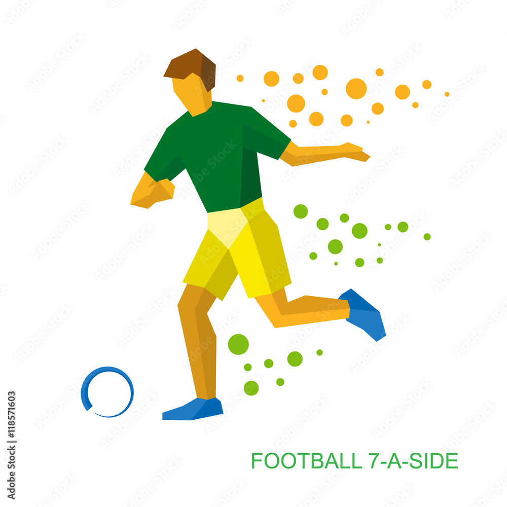 Physically disabled football player. 2016 International Sport Games ...