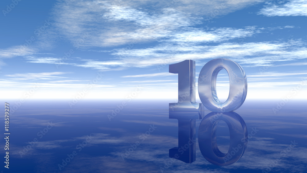 nummer zehn ilustración de Stock | Adobe Stock