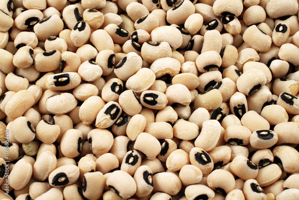 Black Eyed Peas Close Up Stock Photo | Adobe Stock