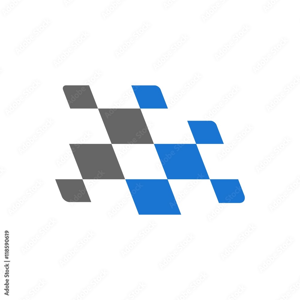 car race logo icon Vector Stock Vector | Adobe Stock