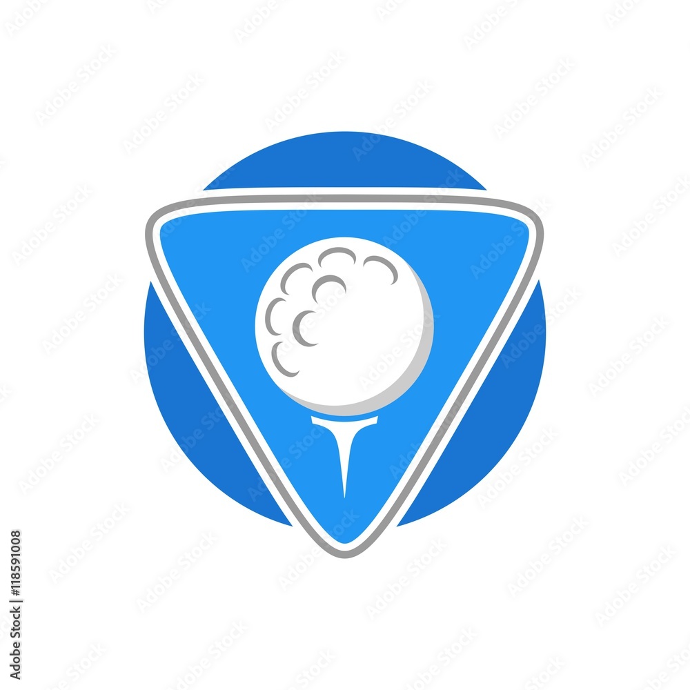 golf logo icon Vector Stock Vector | Adobe Stock