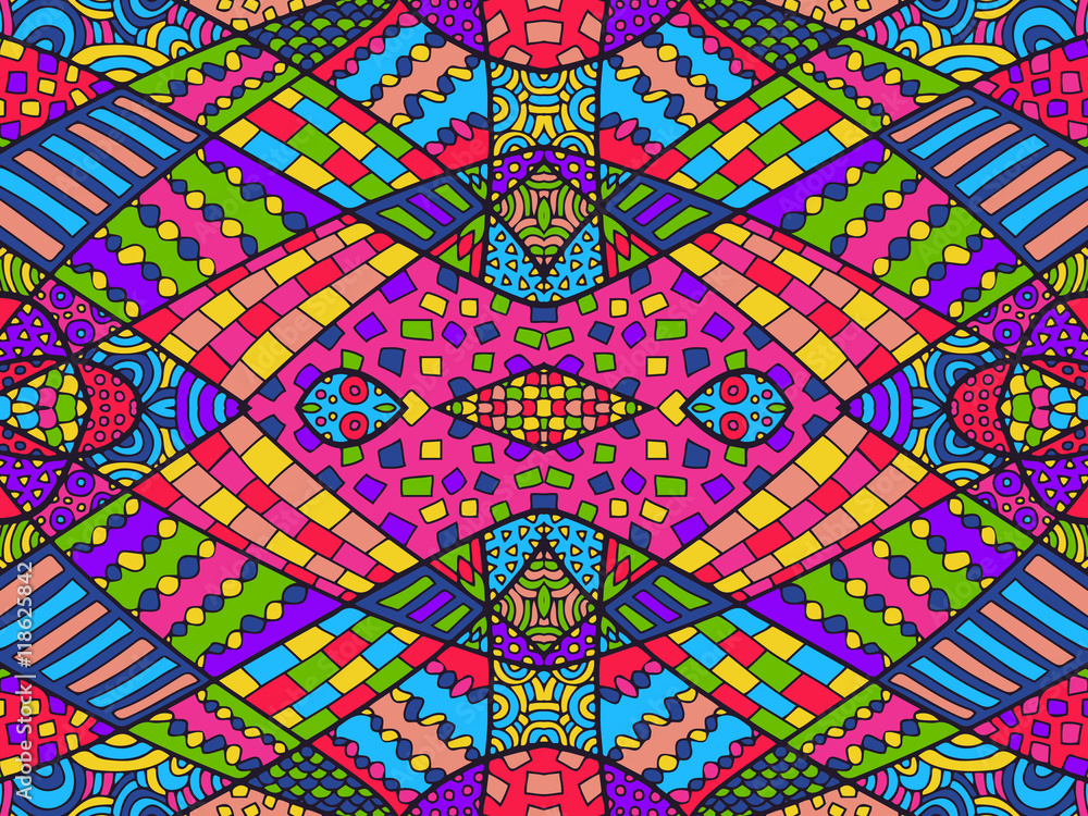 Zentangle abstract background. Zentangle coloring page. Coloring book ...