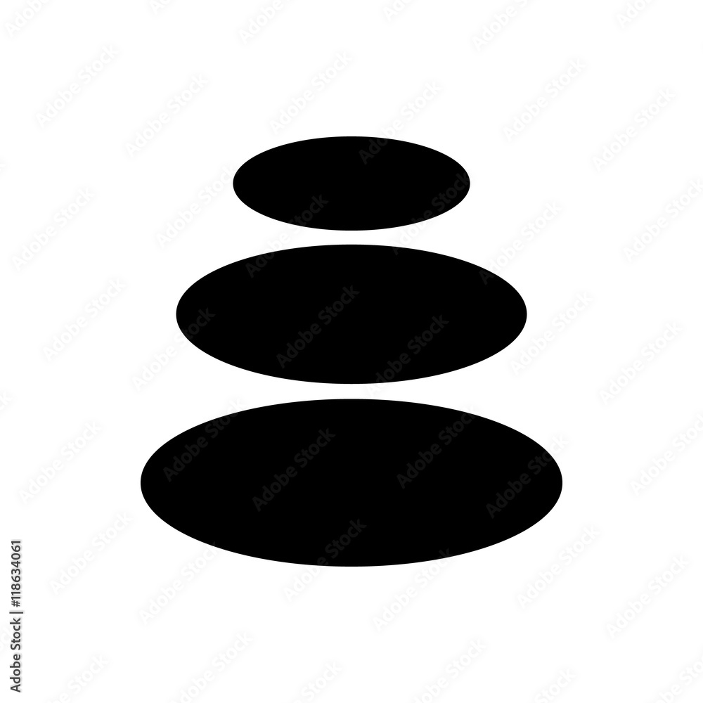 Basalt stones icon in simple style on a white background Stock Vector ...