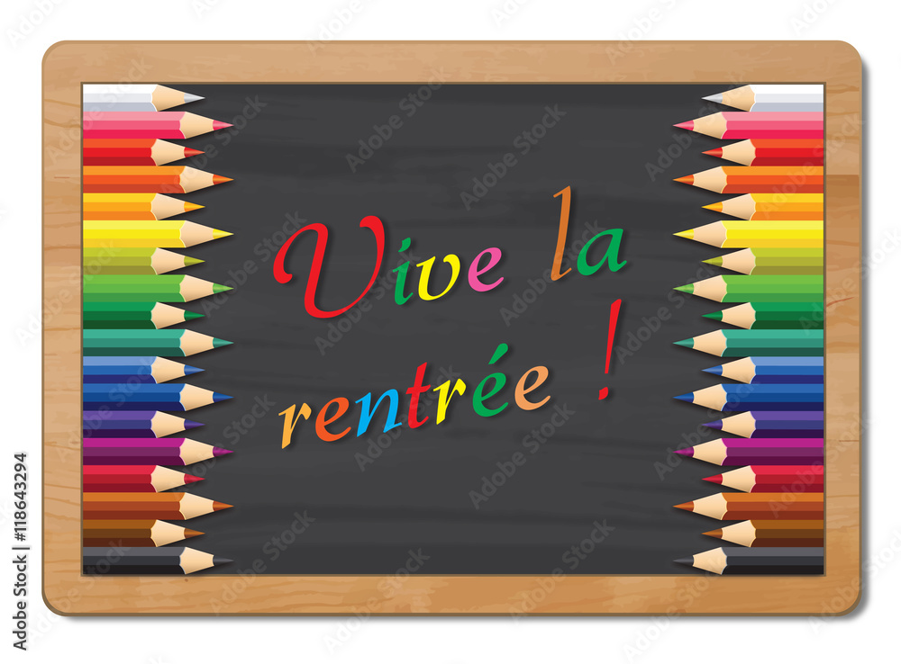 Vive la rentrée Stock Vector | Adobe Stock