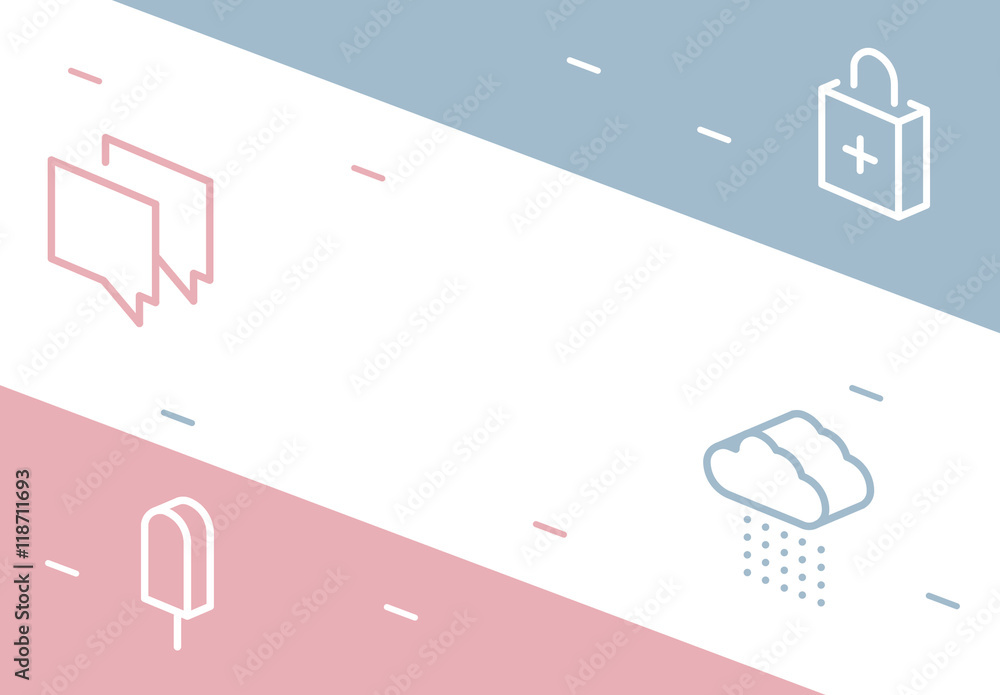 Isometric Icon Set Stock Template | Adobe Stock