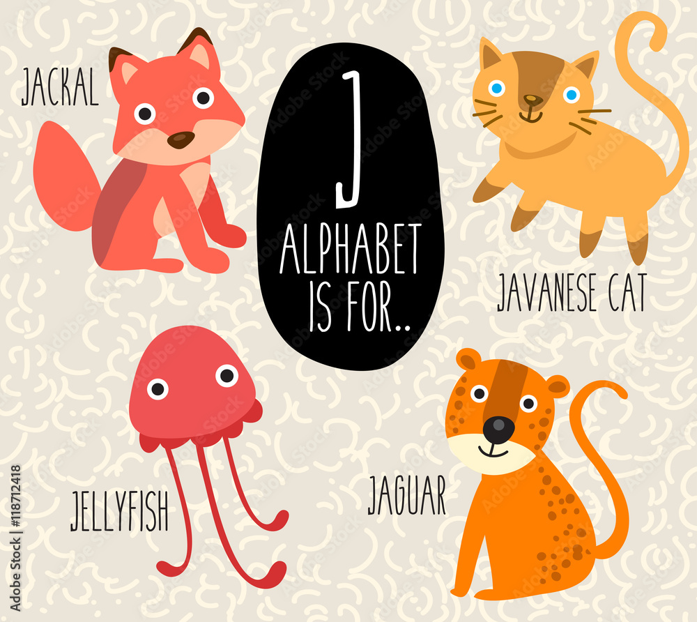 Letter J Animals