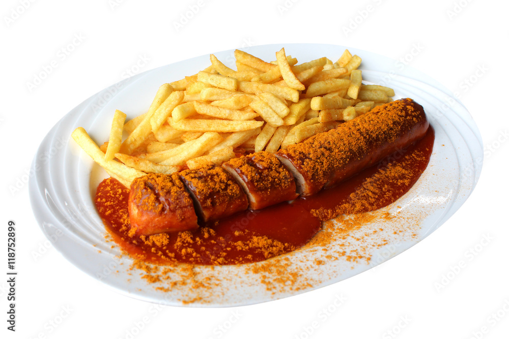 Currywurst / Berlin snack food Stock-Foto | Adobe Stock