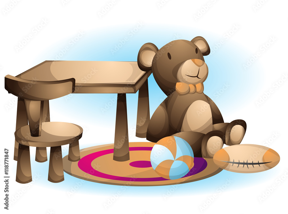Cartoon Vector Illustration Interior Kid Toys Object With Separated cartoon-vector-illustration-interior-kid-toys-object-with-separated