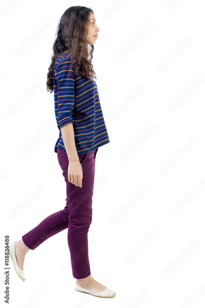 People Walking Side View Png