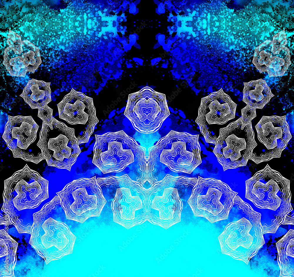 Design texture by paints and pencil drawing Stock Illustration | Adobe ...