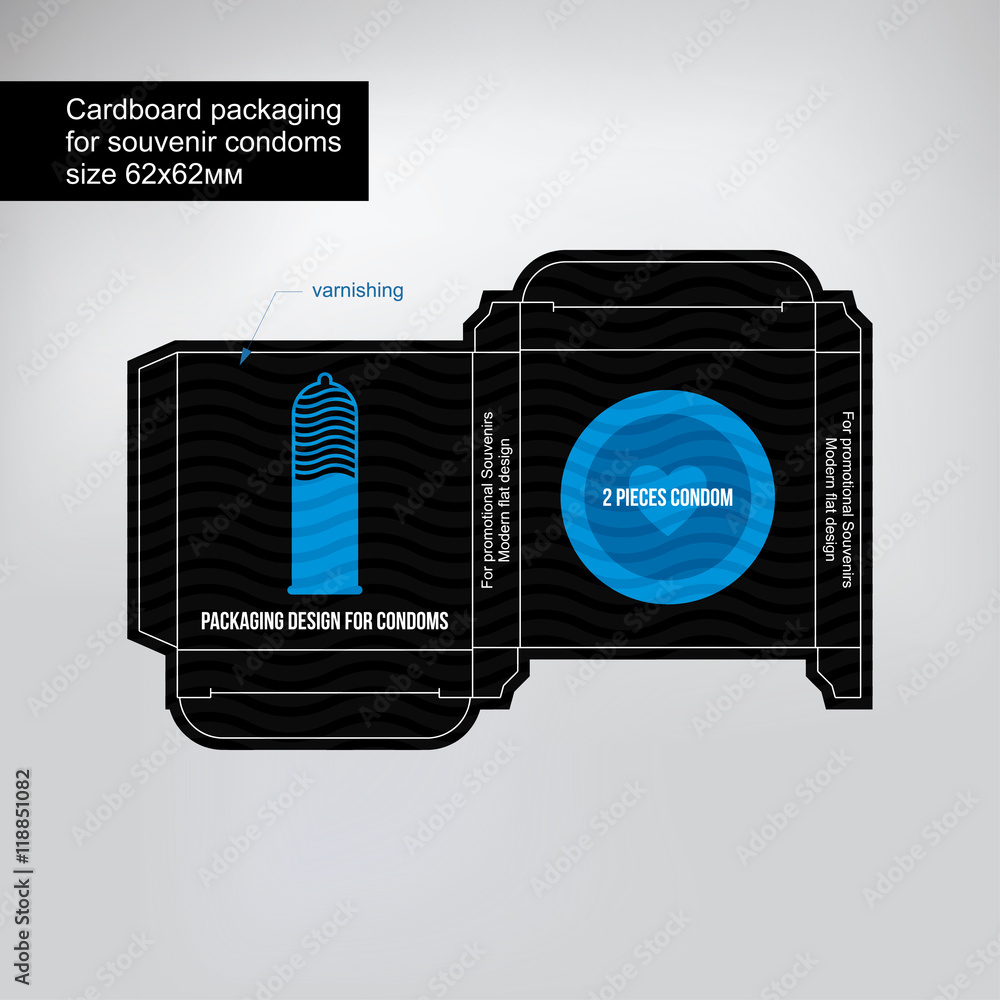 condom box design template vector Stock Vector | Adobe Stock