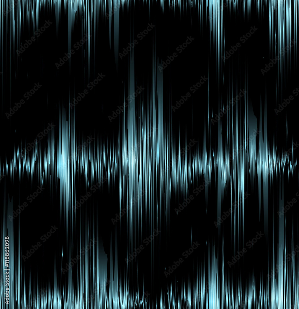 Seamless texture with blue vibration sound. Vector background for your ...