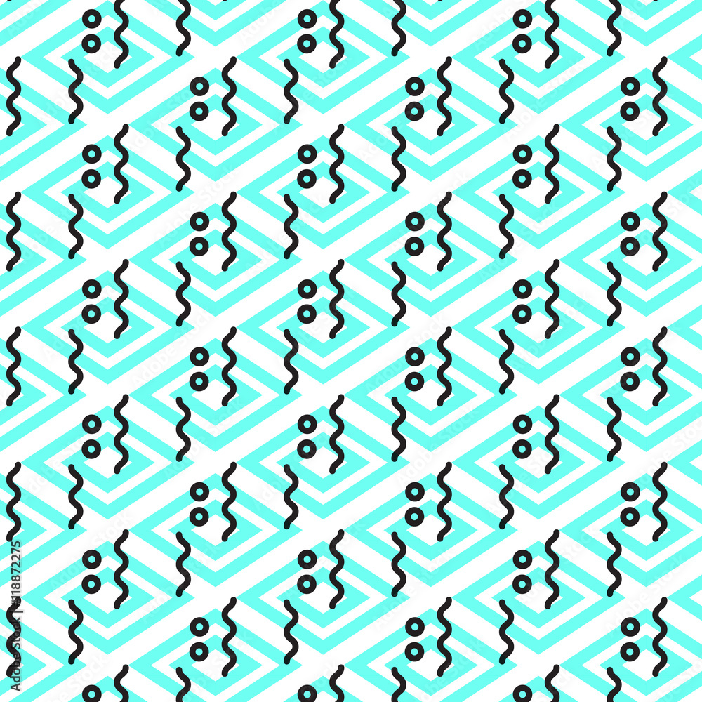 Linear outline pattern. Seamless Pattern. Print texture. Fabric design ...