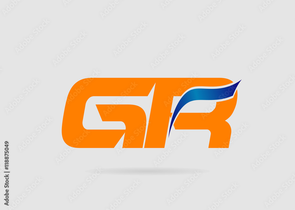 Letter GR, g and r logo vector Stock Vector | Adobe Stock