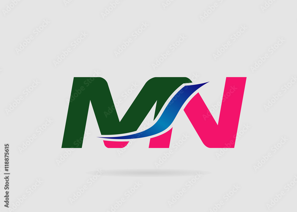 Letter M and N logo vector Stock Vector | Adobe Stock