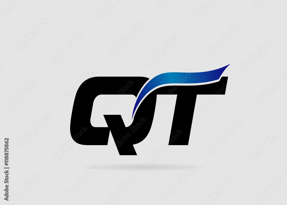 Letter QT Logo Stock Vector | Adobe Stock