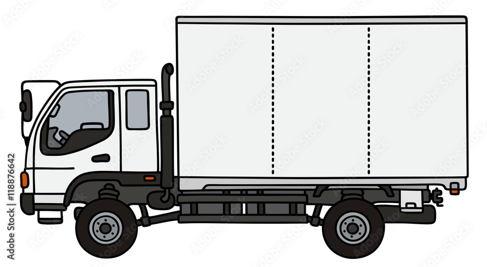 Delivery Truck Drawing