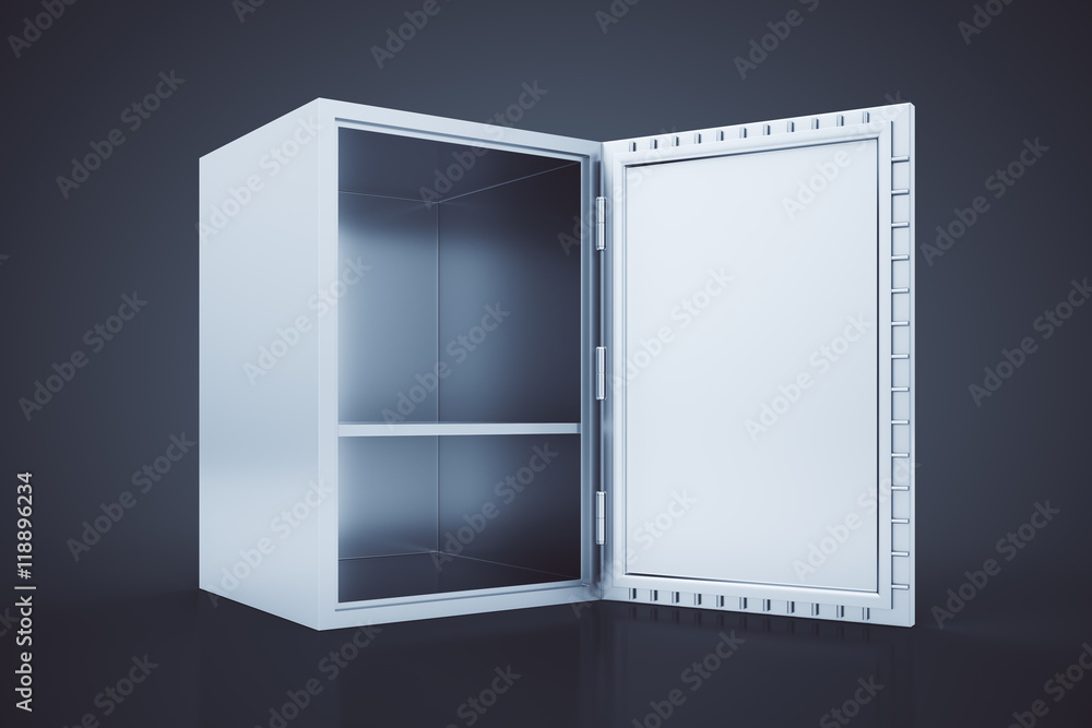 Empty safe box side Stock Photo | Adobe Stock