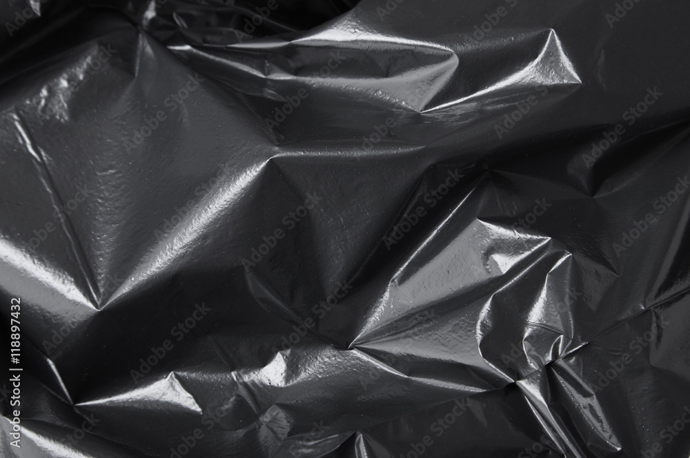 A full page of polythene garbage bag plastic texture Stock Photo ...
