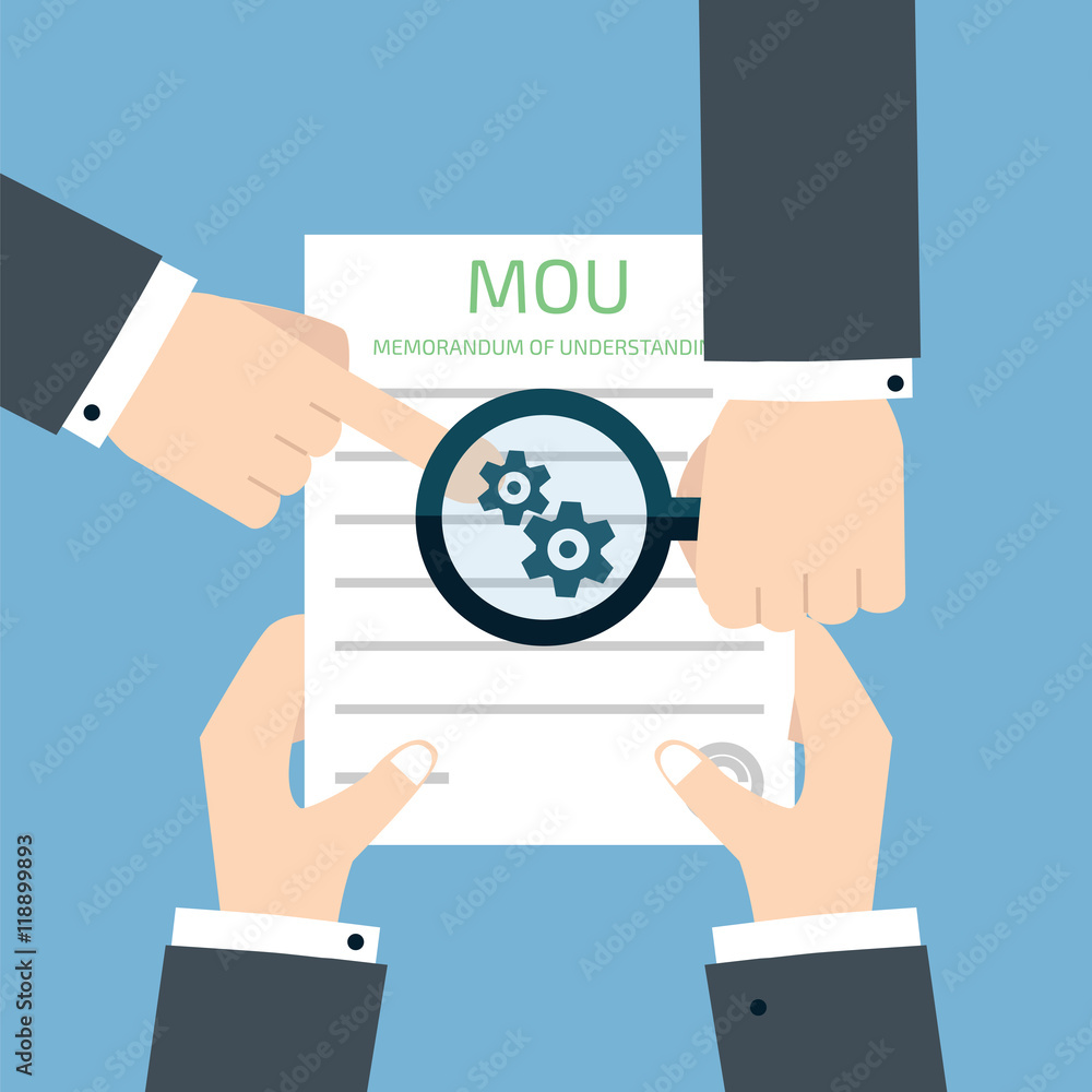memorandum of understanding MOU Stock Vector | Adobe Stock