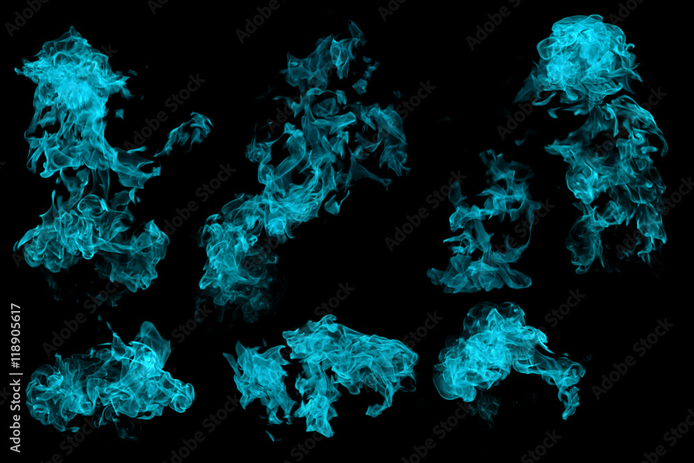Blue Flames Stock Photo | Adobe Stock