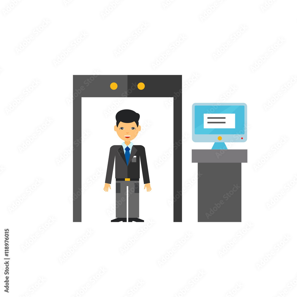 Security Check Vector Icon Stock 벡터 | Adobe Stock