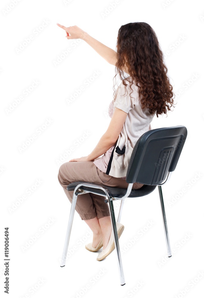 Girl Sitting Down In Chair