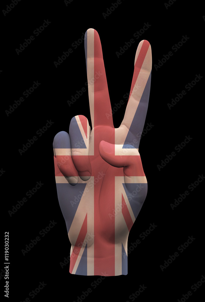 UK Peace Sign Stock Illustration | Adobe Stock