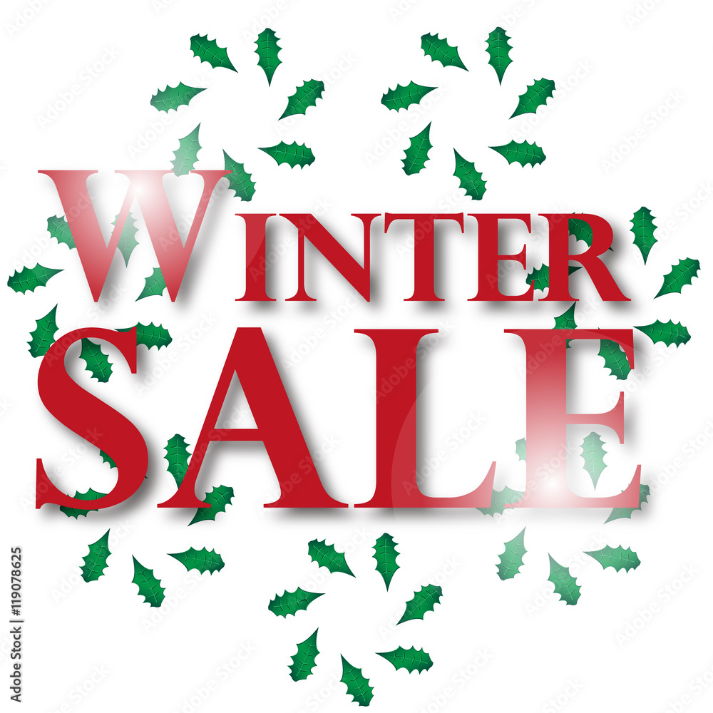 Winter sale sign, poster and background , banner Stock ベクター | Adobe Stock