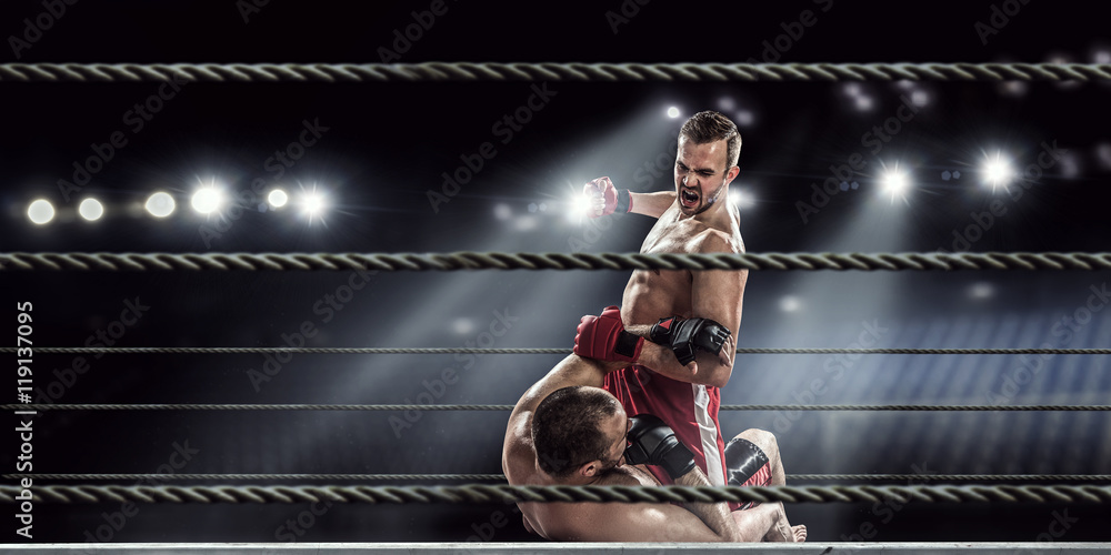 Professional box match . Mixed media Stock Photo | Adobe Stock