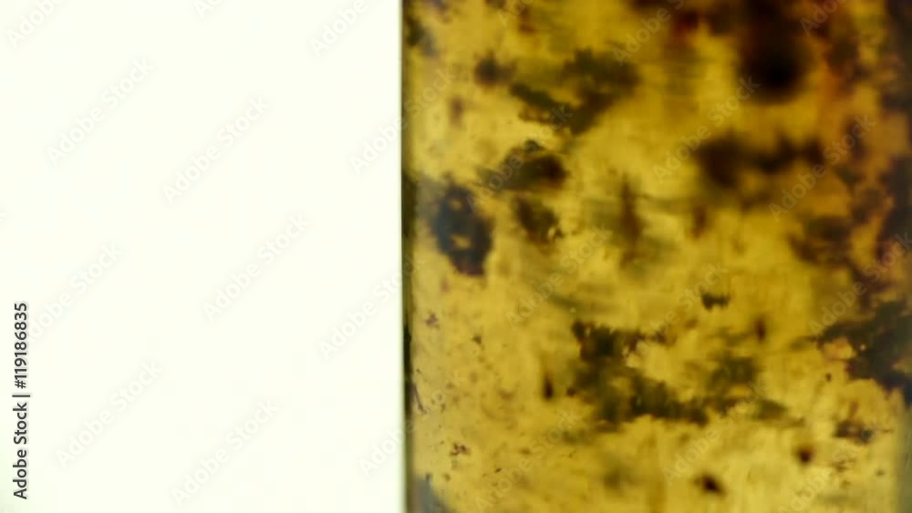 Laboratory, Chemical reaction between hydrogen peroxide and potassium ...