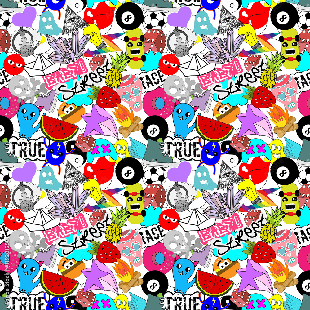 Sticker bomb Stock Vector | Adobe Stock