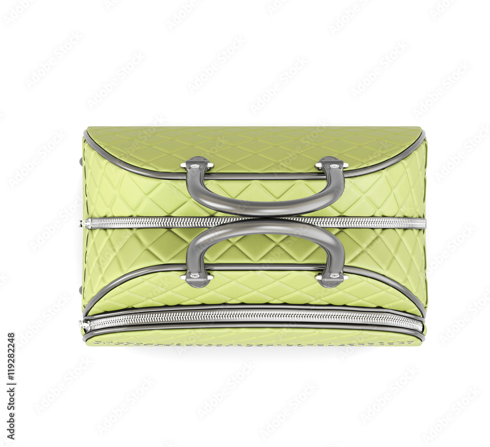 Road quilted bag. Top view. 3d rendering. Stock Illustration | Adobe Stock