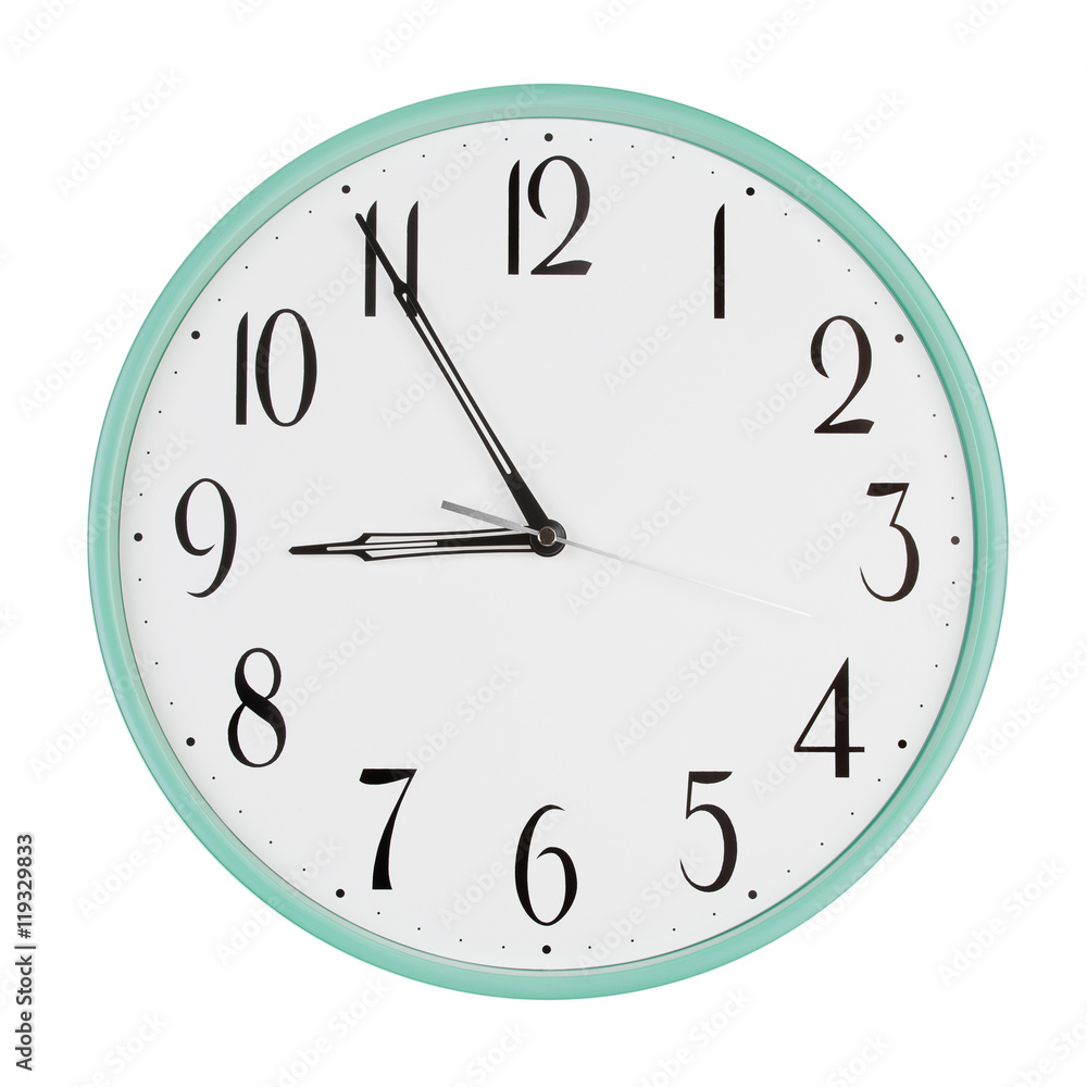 Five to nine o'clock Stock Photo | Adobe Stock