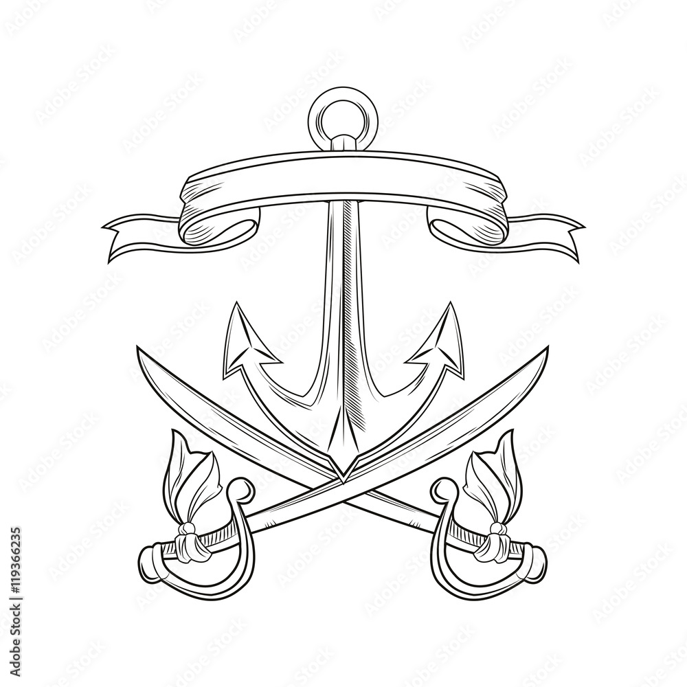 Pirate Cutlass Tattoo
