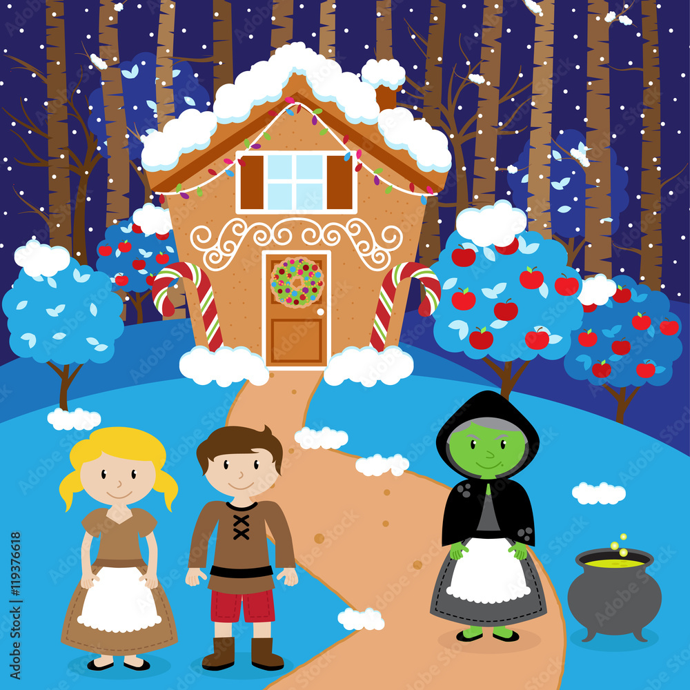 Hansel And Gretel Cartoon Witch