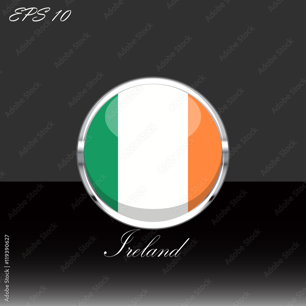 Irish Flag Clip Art Black And White
